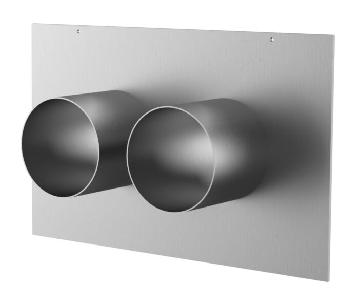 Stainless steel wall sleeve with puddle flange FUM A2 - Plast Nordic