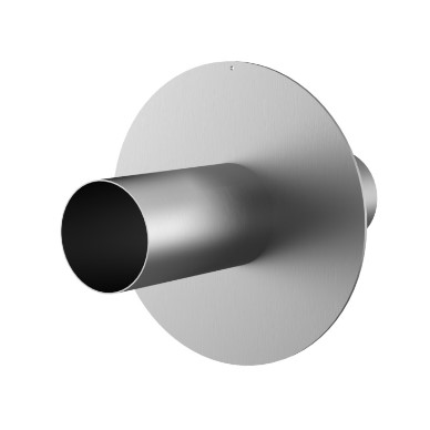 Stainless steel wall sleeve with puddle flange FUM A2 - Plast Nordic